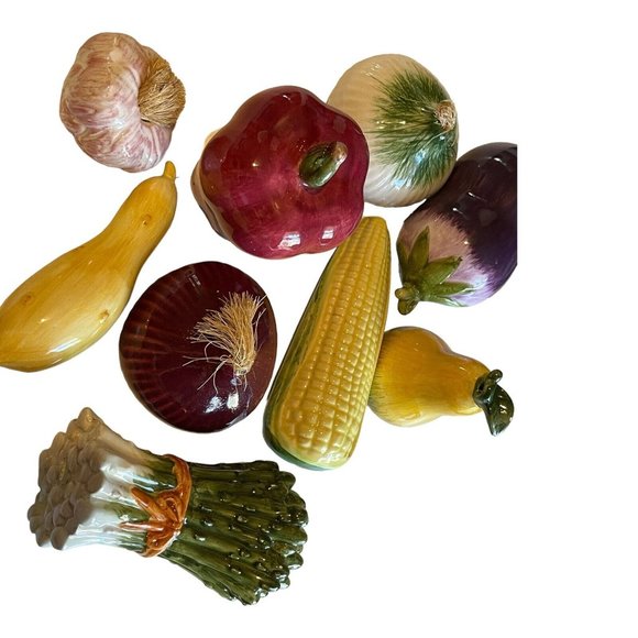 Unbranded | Accents | Vintage Ceramic Vegetables Onions Garlic ...